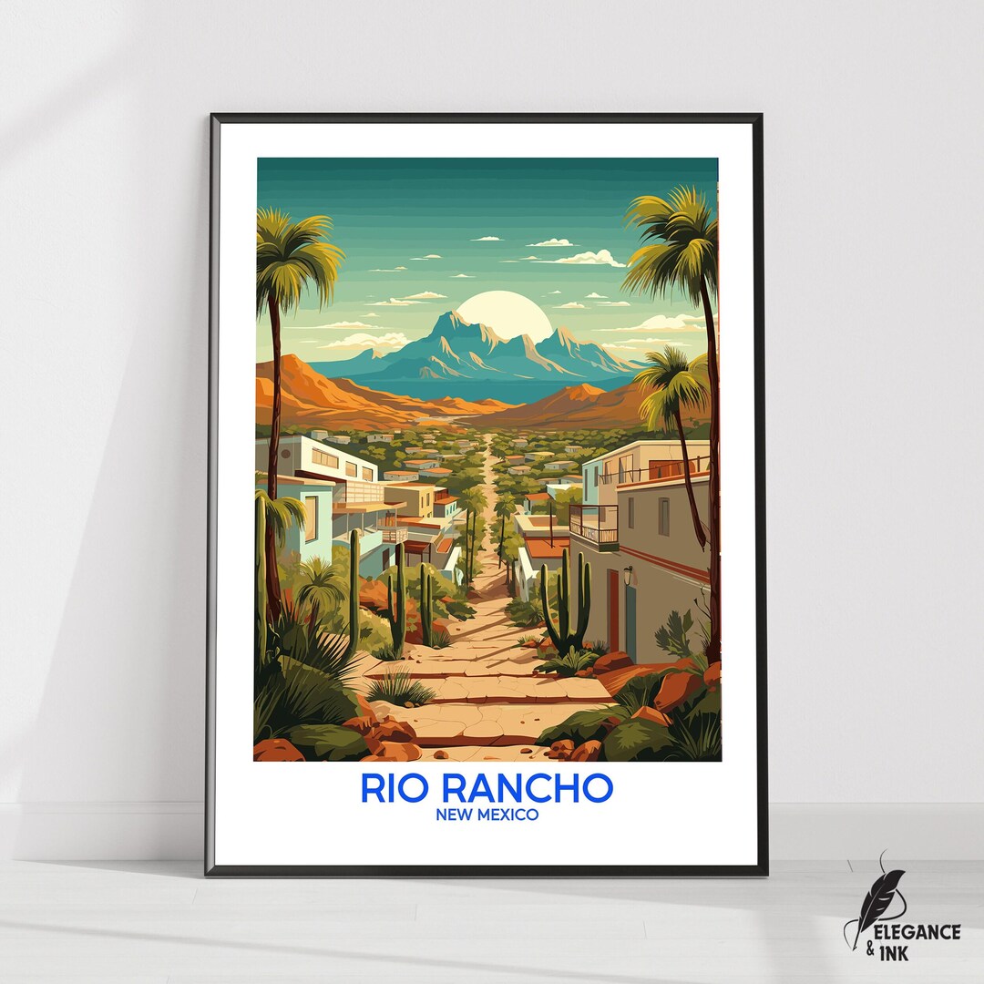 Rio Rancho Poster|rio Rancho Travel Print|rio Rancho Wall Art|rio ...