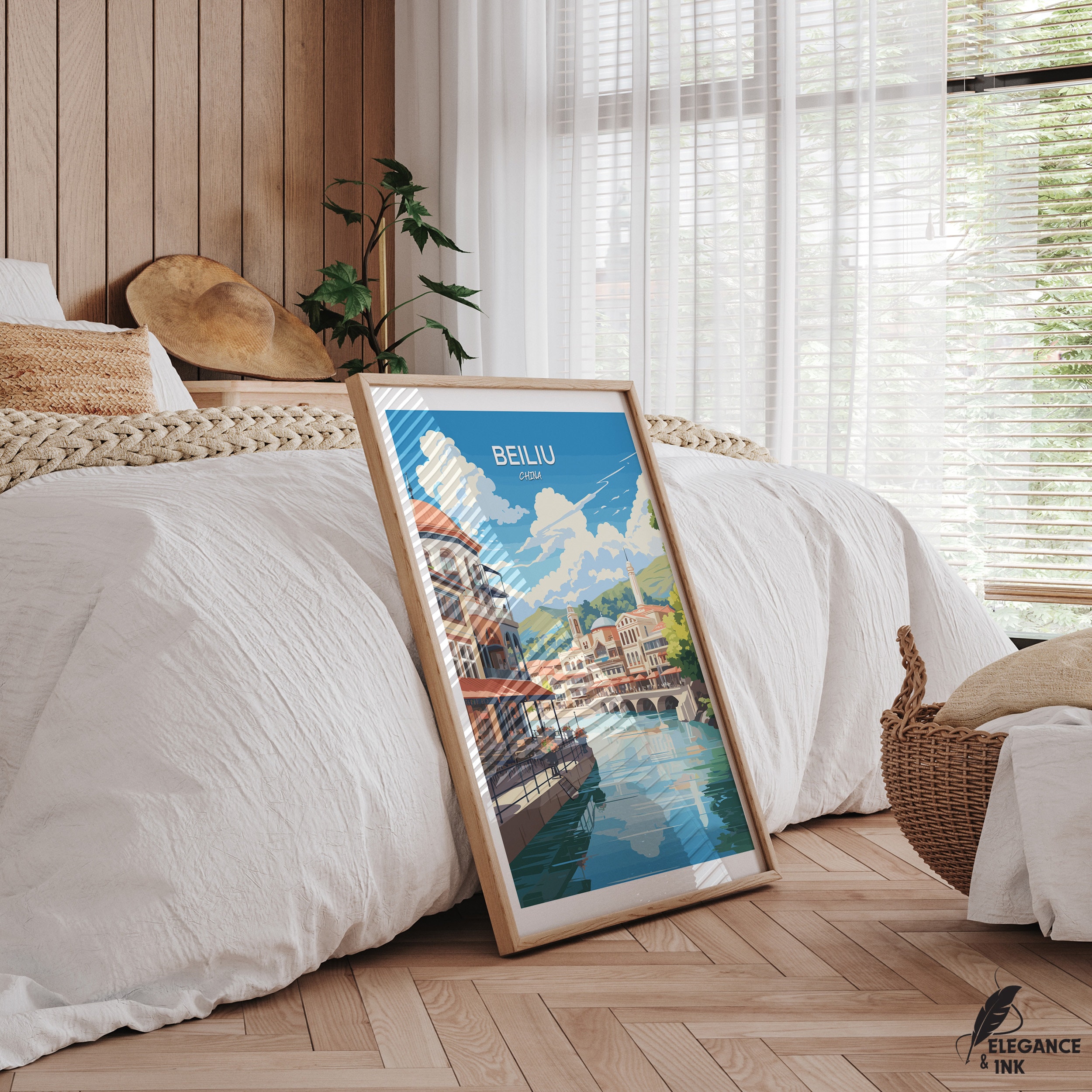 Beiliu Travel Print Wall Art,beiliu Minimalist Painting Art,beiliu ...