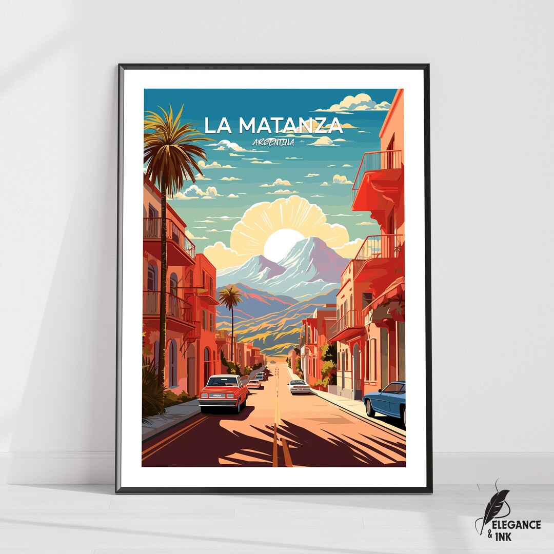 La Matanza Print|la Matanza Travel Poster|la Matanza Artwork|la Matanza ...