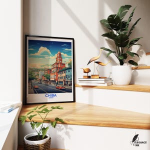 Chiba Poster|chiba Travel Print|chiba Wall Art|chiba Wall Decor|chiba ...