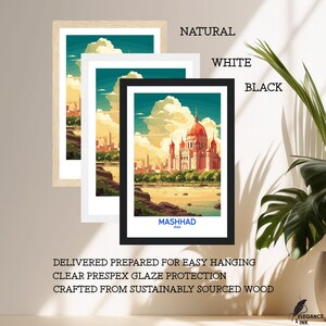 Mashhad Wall Hanging Poster,mashhad Flat Vector Illustration Canvas ...