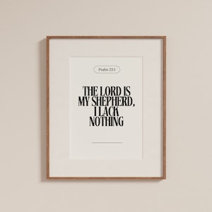 Set of 3 Neutral Christian Wall Art Print Inspirational Bible Verse ...
