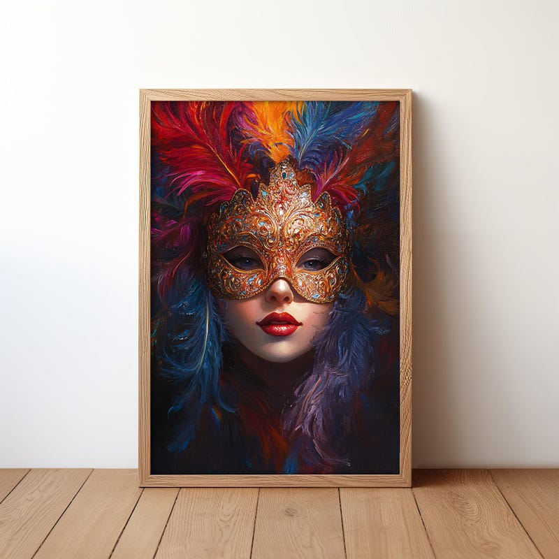 Mask Wall Art - Etsy