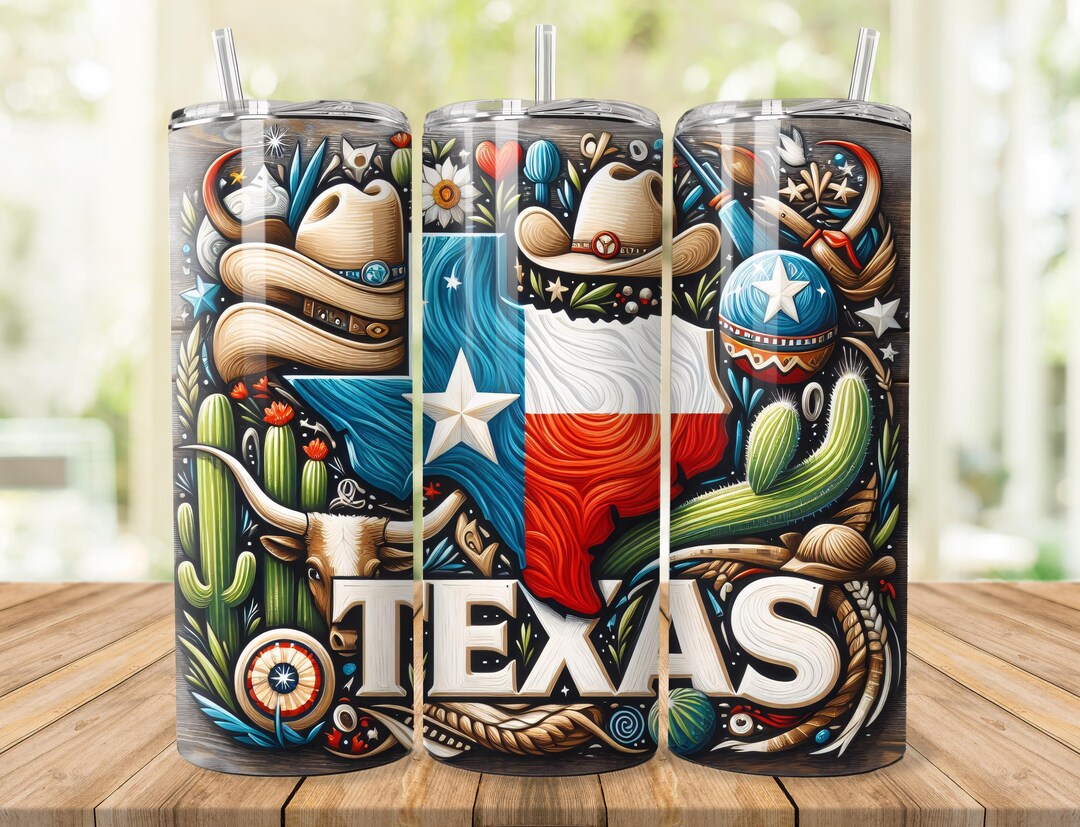 Texas Tumbler Wrap, 20oz 30oz Skinny Tumbler Wrap PNG, Texas Tumbler ...