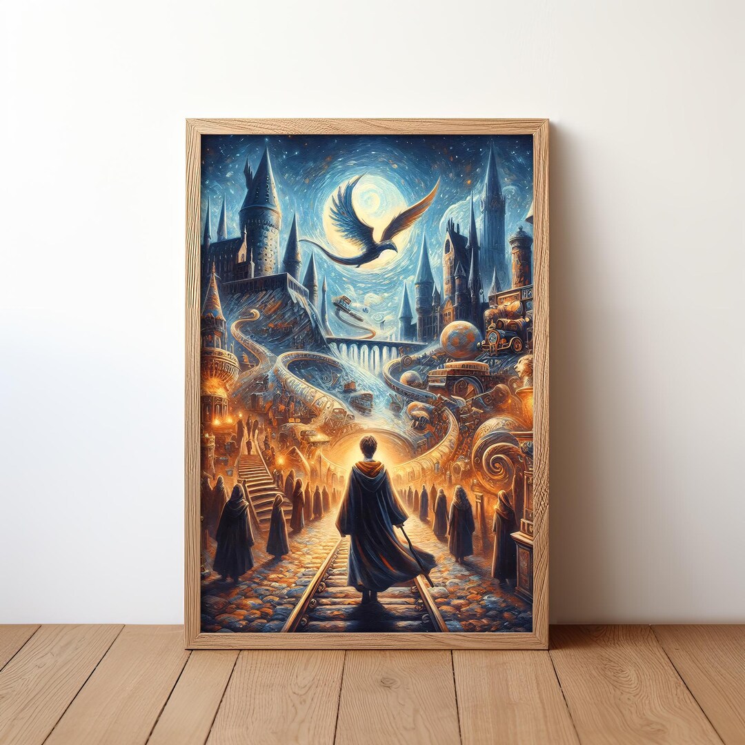 Wizard School Poster: Colorful Boho Wall Art (digital Download) - Etsy