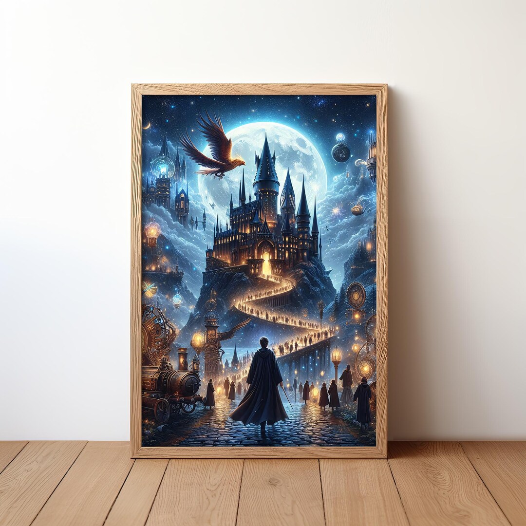 Magic Castle Wall Art: Wizard World Poster (digital Download) - Etsy