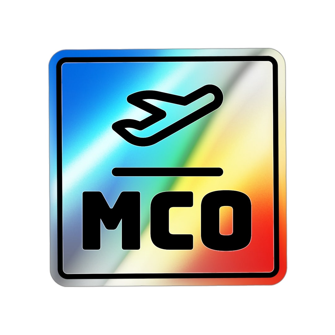 Custom Holographic Die-cut Airport Code Sticker/airplane Sticker/plane ...