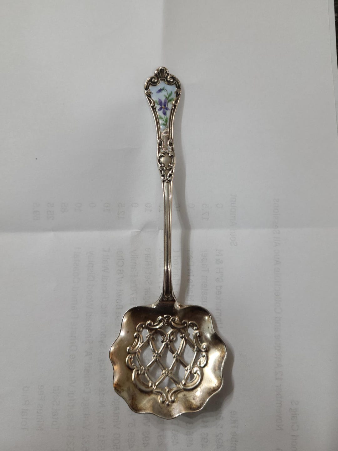 H H Curtis and Co. Sterling Bon Bon Spoon - Etsy