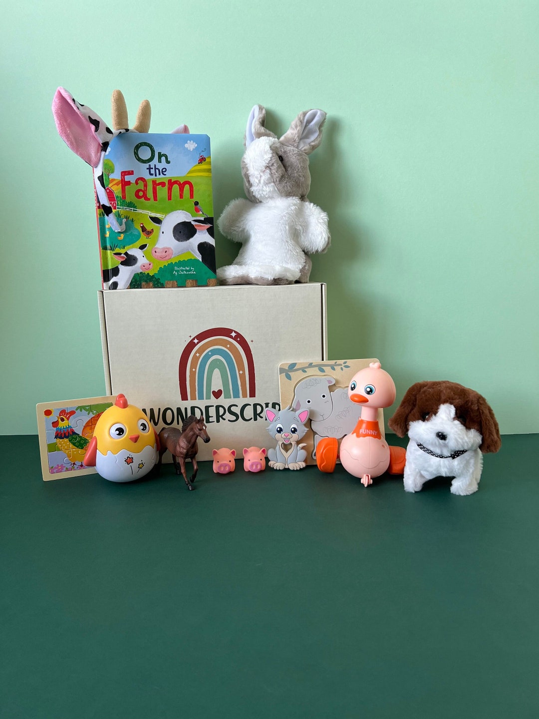 On the Farm Book Box With Accessories - Etsy