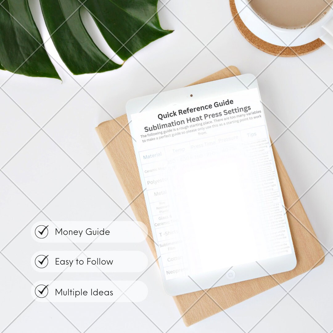 Sublimation Heat Press Guide - Etsy