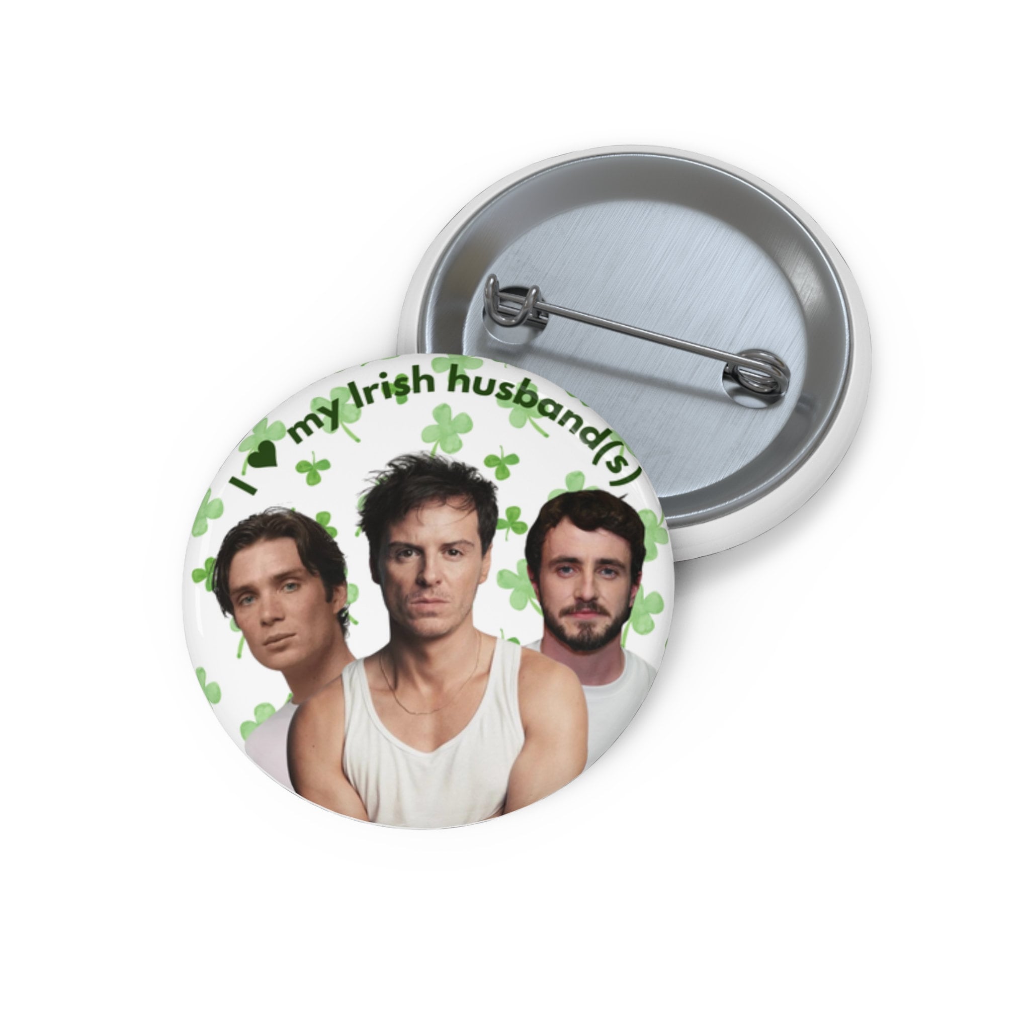 Cillian Murphy Paul Mescal Andrew Scott Irish Actor Husbands Pin Button ...