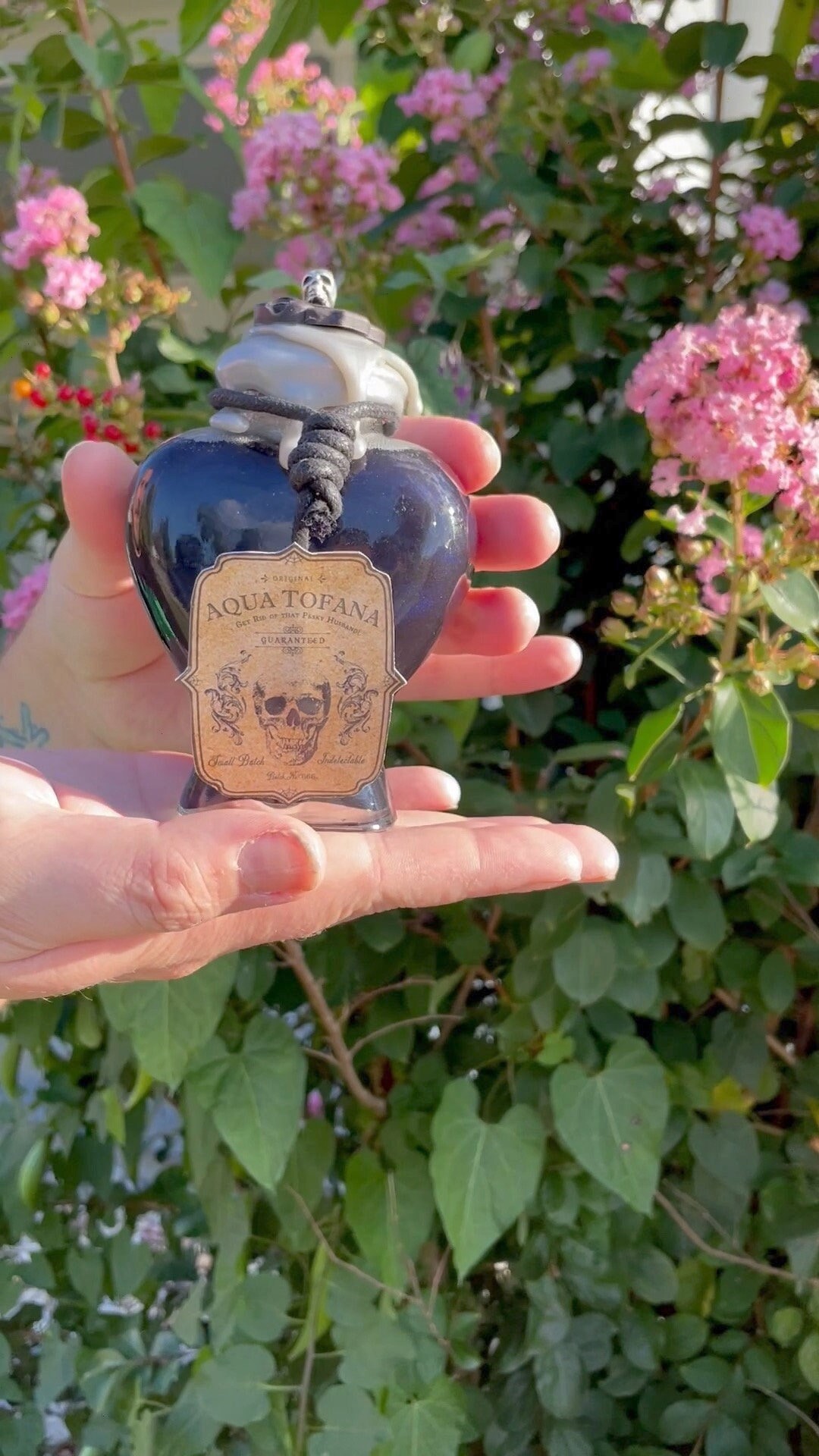 Aqua Tofana Color Changing Potion Clear/black Cosplay - Etsy