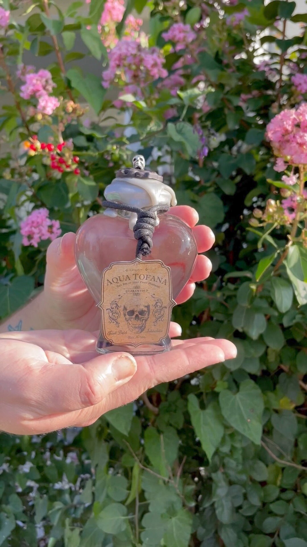 Aqua Tofana Color Changing Potion Clear/black Cosplay - Etsy