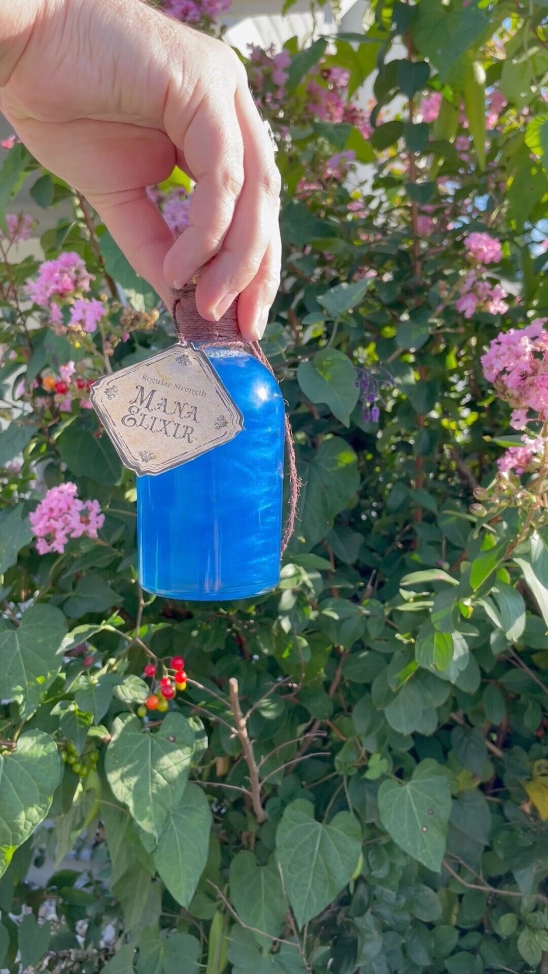 Mana Elixir Shimmering Red Potion Cosplay Accessory + Decor Sensory ...