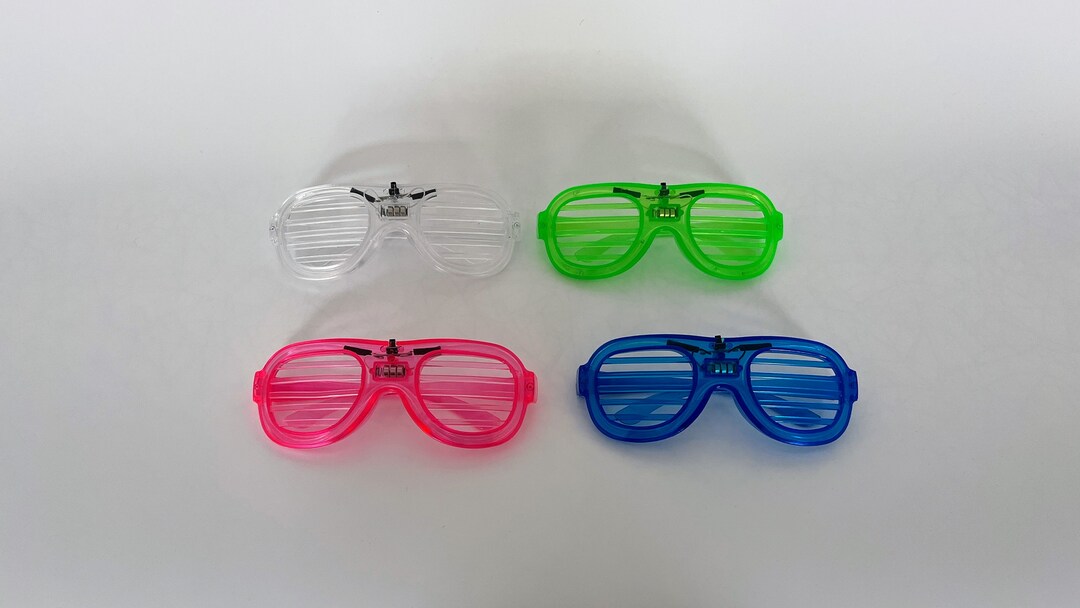 LED Party Glasses Set of 4 - Etsy