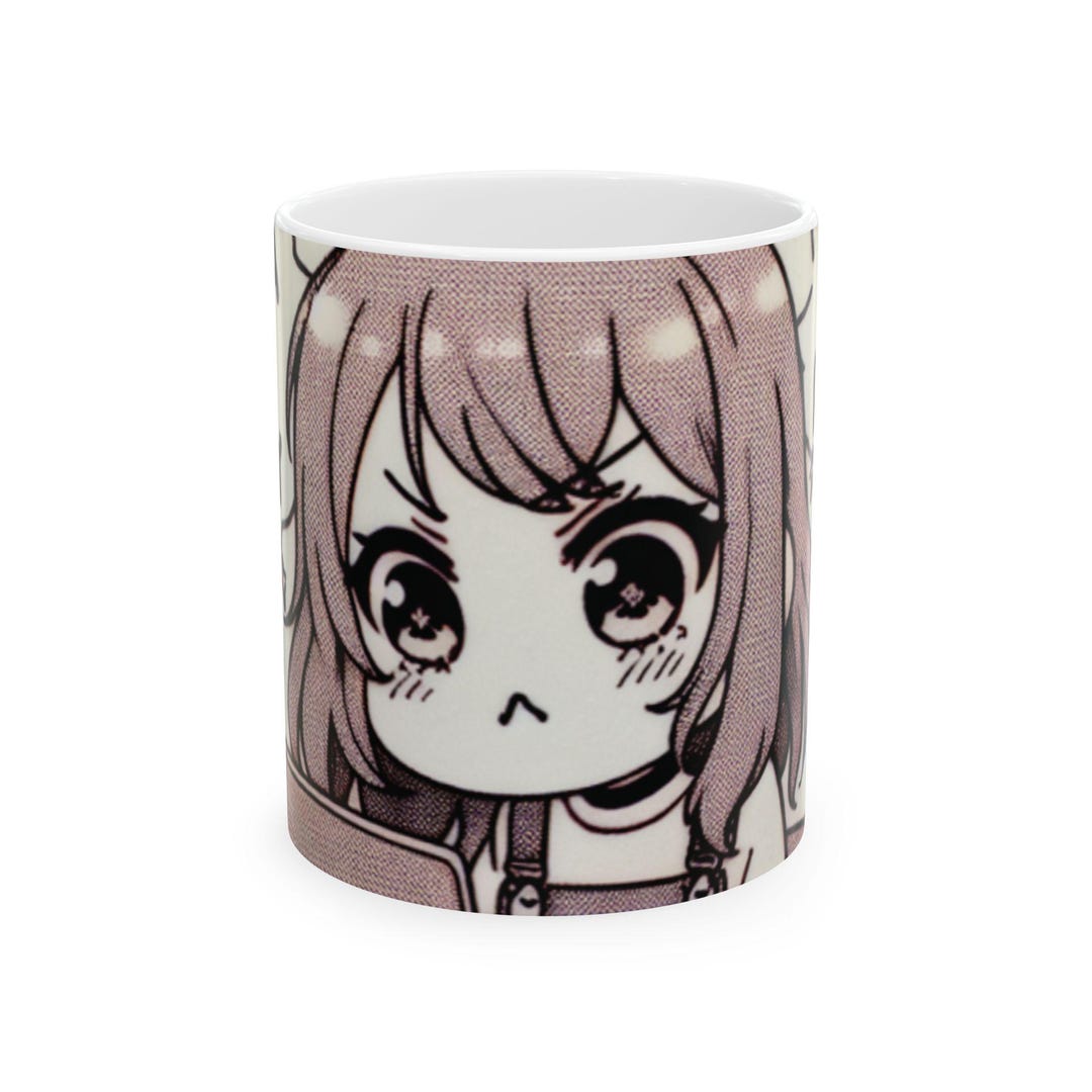 Anime Ceramic Mug - Ateez Work Lyrics Anime Girl Cup, Kpop Coffee Mug ...