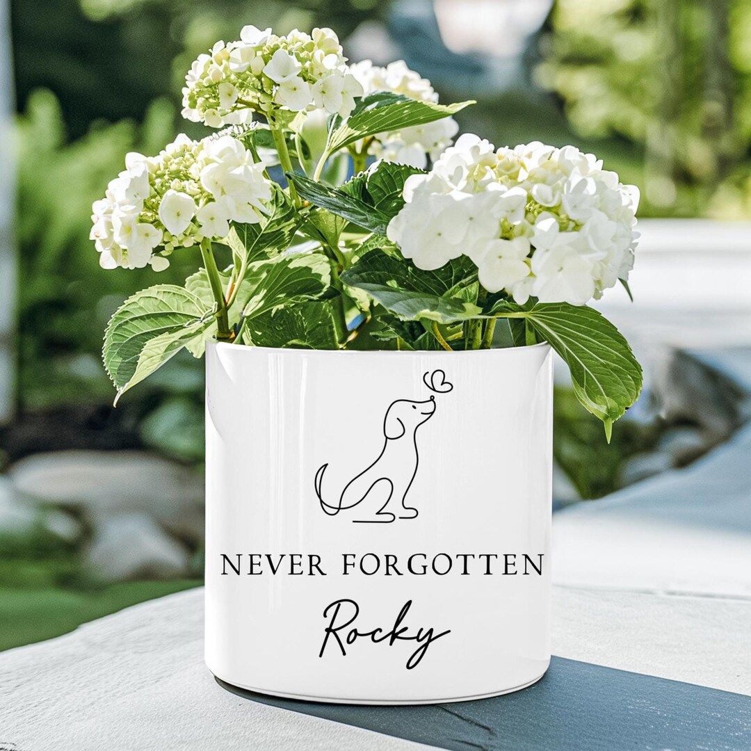 Personalized Custom Dog Memorial Never Forgotten With Dog's Name ...