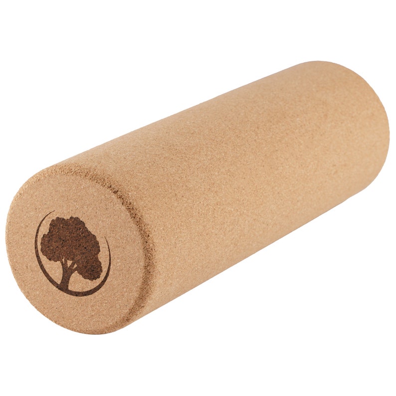 Cork Massage Roller Ecocmk M for Yoga, Pilates, Physiotherapy, 30x9.5cm ...