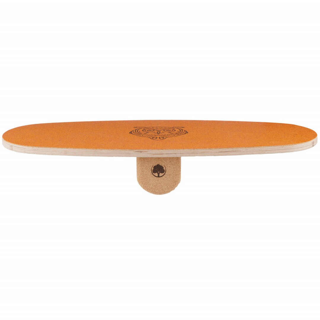 Balance Board Kids Starter, With Natural Cork Grip, Orange - Etsy