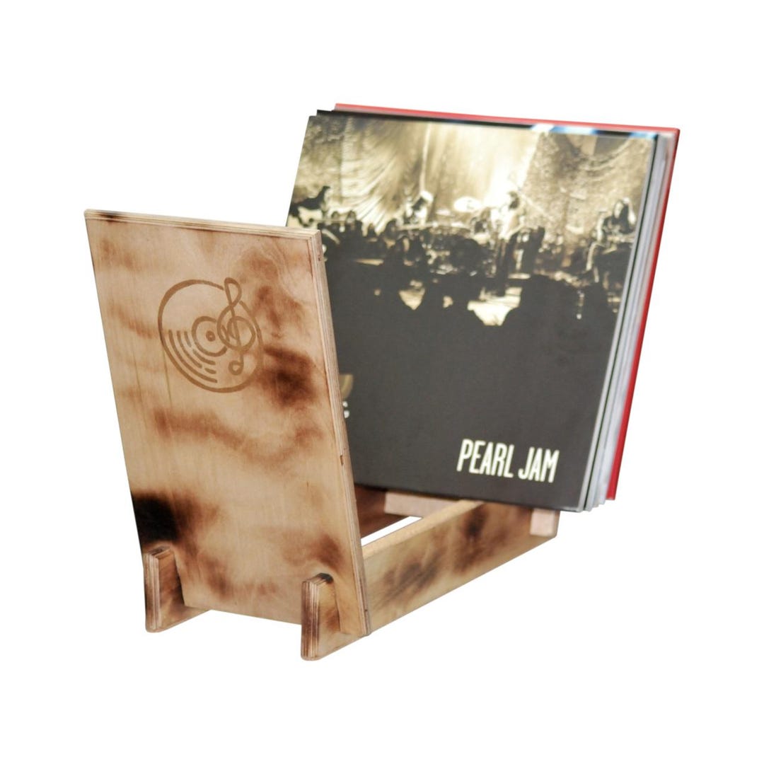 Vintage Vinyl Record Storage Rack, Handmade, for About 50 Vinyl's, With ...