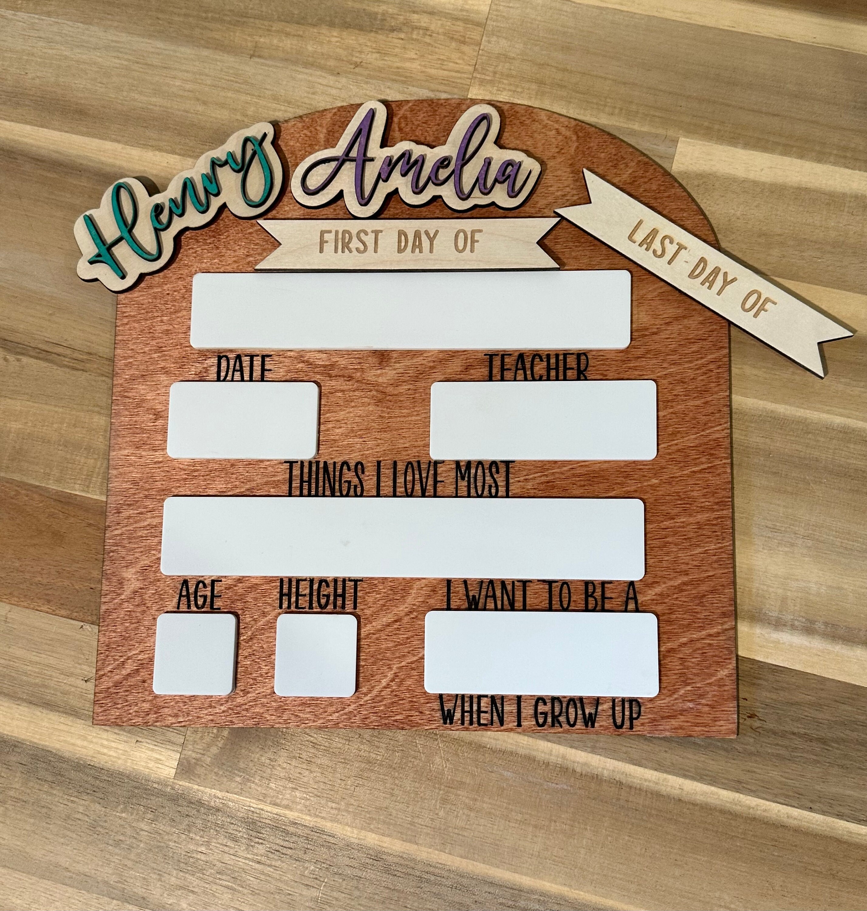 Back to School Personalized Wood Sign - Etsy