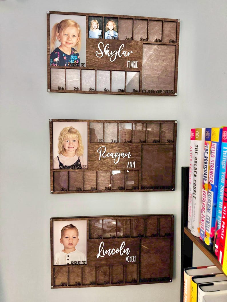 Personalized School Photo Frame, Photo Frame, Home School, Pre-k ...