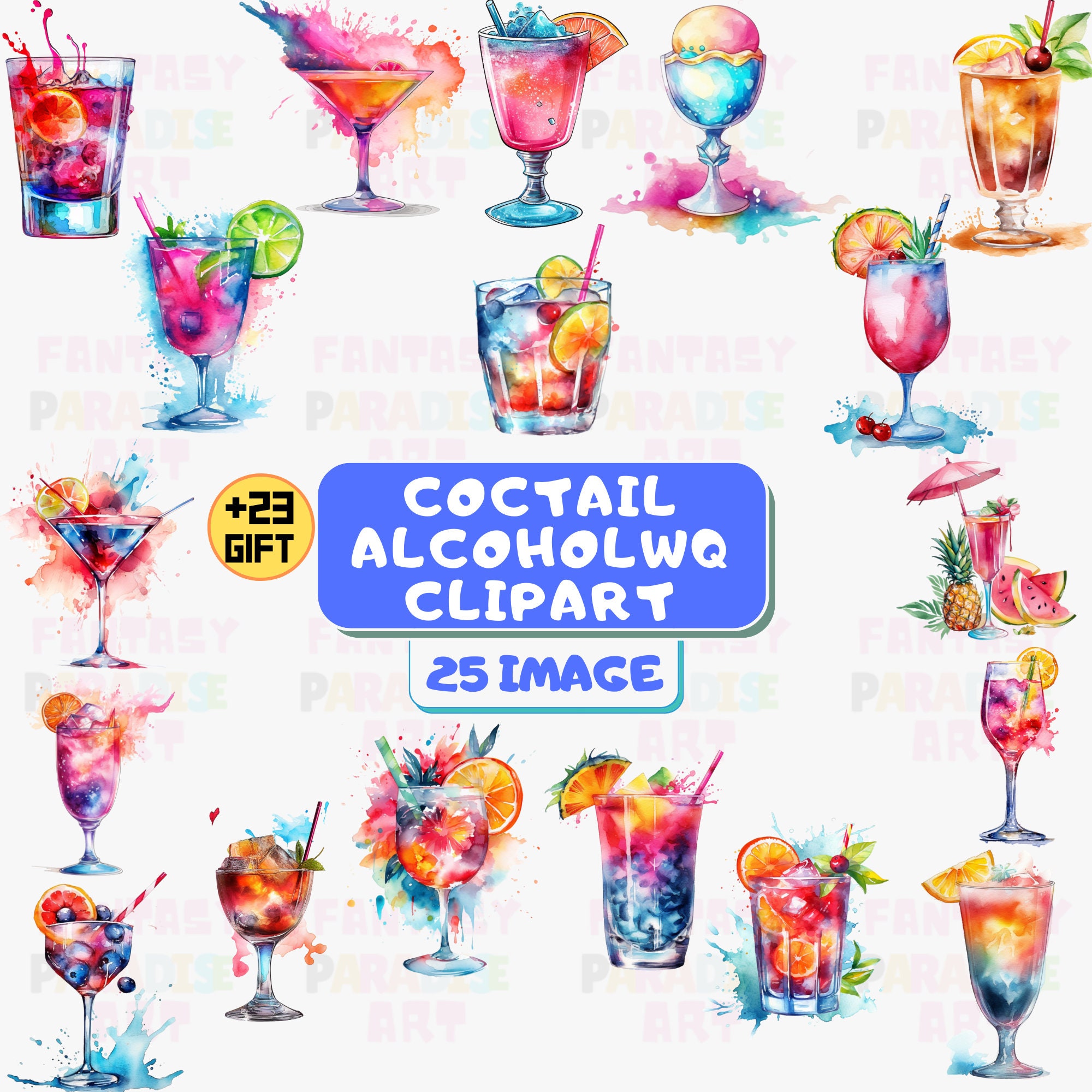 Clipart Pictures Of Cocktails On The Beach
