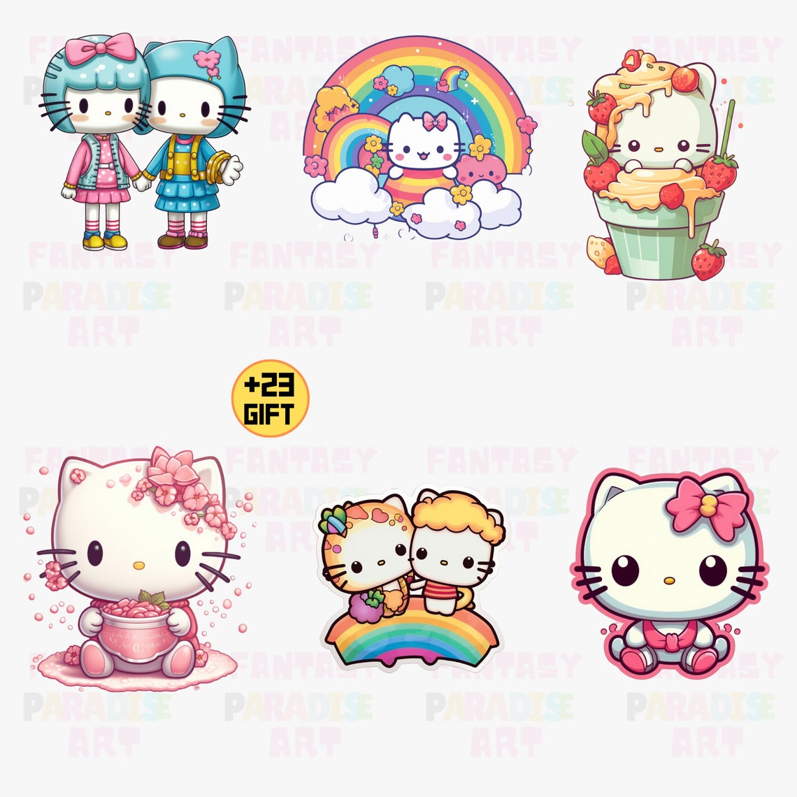 Kawaii Kitty Clipart, Kawaii Svg Bundle, Cute Cat Svg, Kitty Svg, Kawaii Kitty Clipart, Kawaii ...