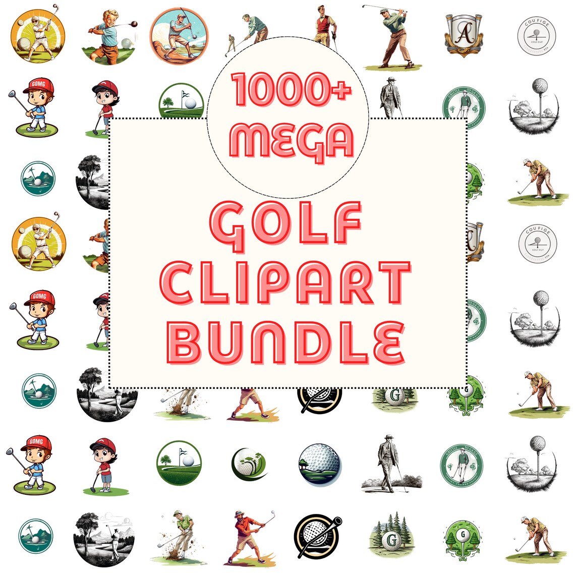 Watercolor Golf Clipart, Watercolor Clipart, Golf Club PNG, Golfer ...