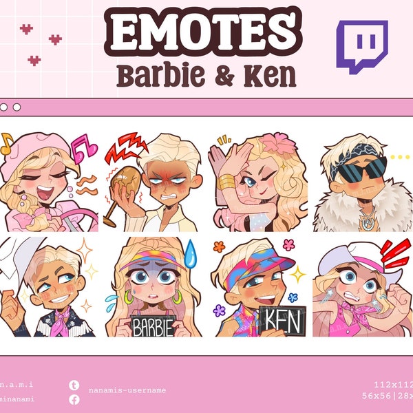 Barbie and Ken - Etsy