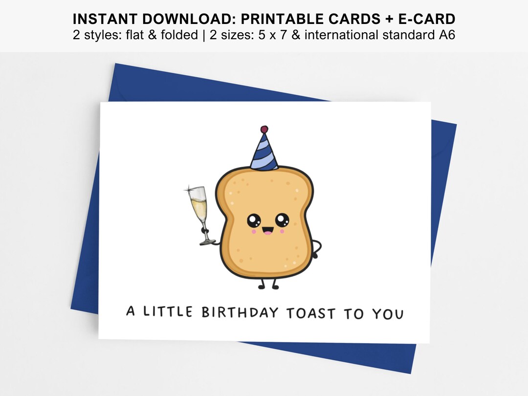 Printable Birthday Card Hilarious Birthday Cards Humorous - Etsy
