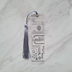 Circuit Board Bookmark | Nerdy Bookmark | Stocking Filler | Reading ...