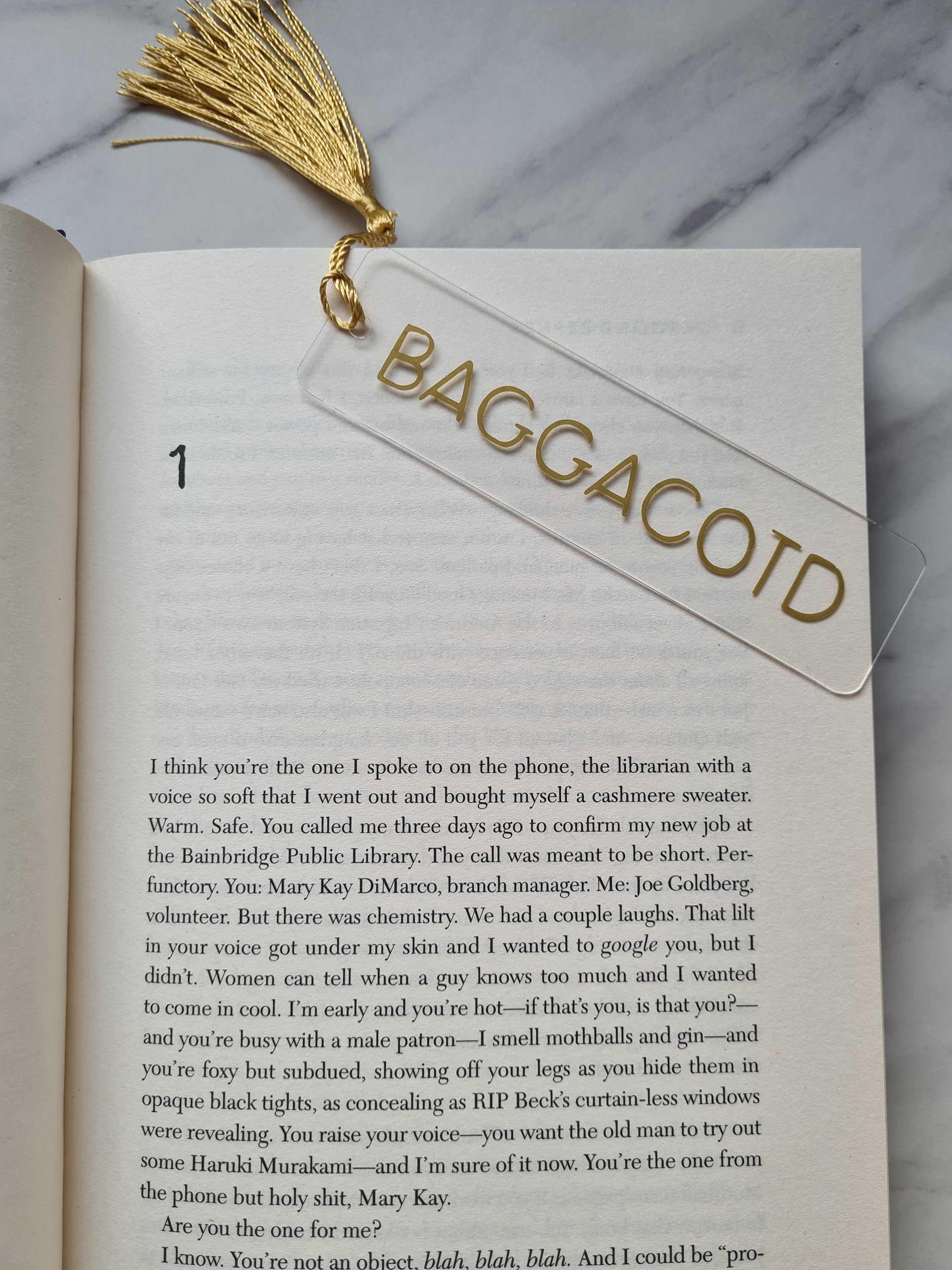 Customised Acronym Bookmark | Personalised Bookish Gift | Booktok ...