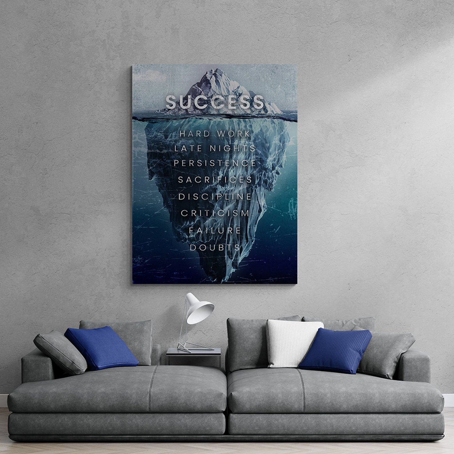 Iceberg Success Poster, Iceberg Success Art, Iceberg Success Print ...