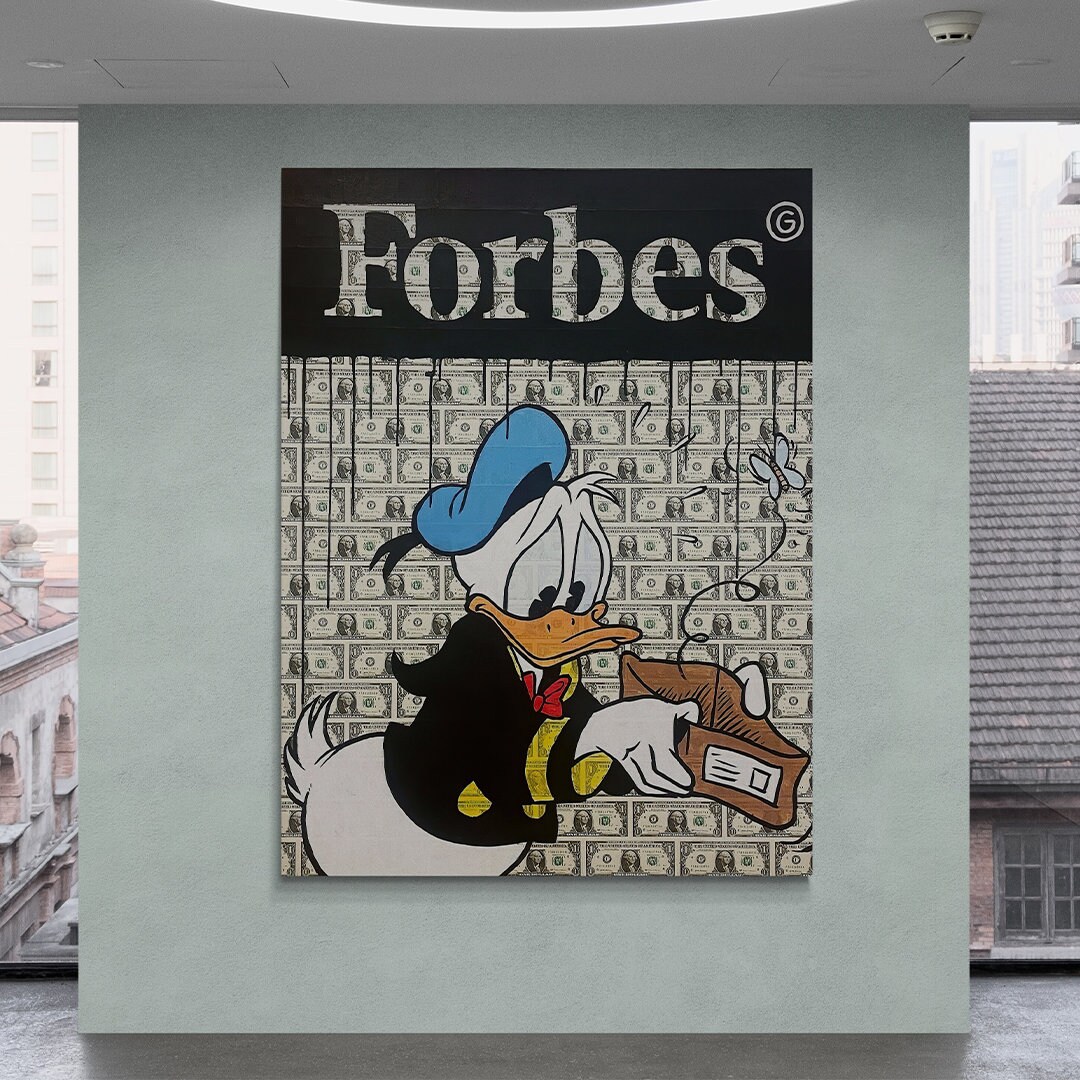 Donald Duck Wall Art, Forbes Wall Art, Motivational Poster ...