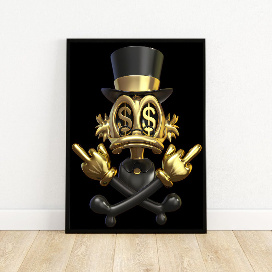 Scrooge Mcduck Digital Art,scrooge Mcduck Art Print, Scrooge Mcduck ...