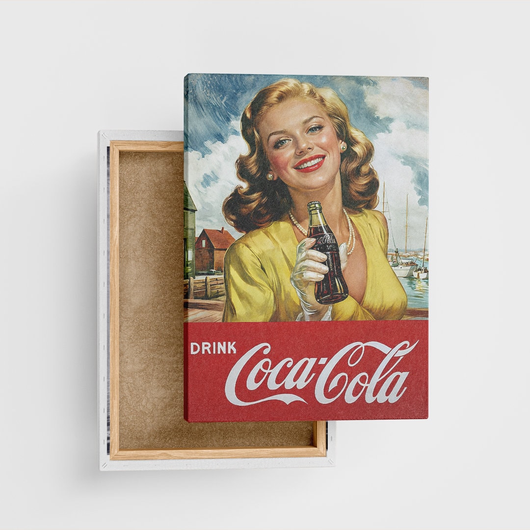 Poster Coca Cola Vintage, Coca Cola Poster,coke Vintage Poster, Coca ...