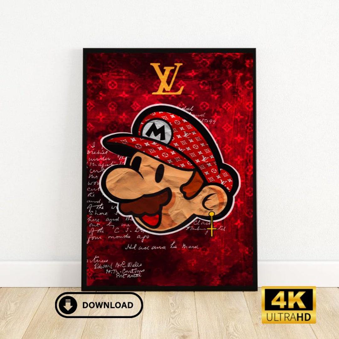 Marios Bros Art, Digitale Art Luxury Art, Streetwear Poster, Hypebeast ...