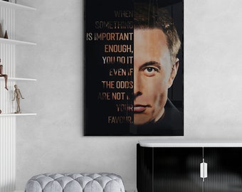 Elon Musk Poster - Etsy