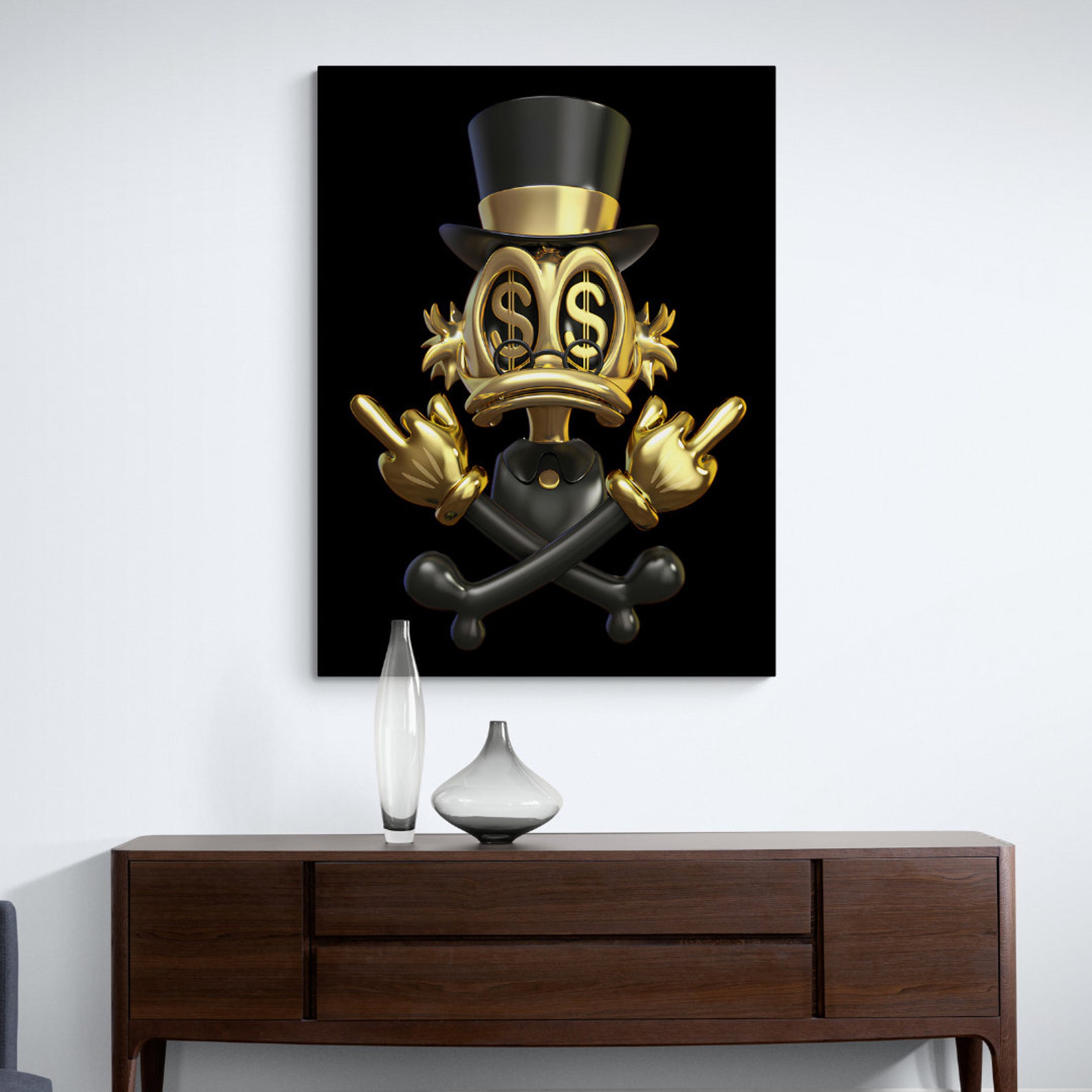 Scrooge Mcduck Digital Art,scrooge Mcduck Art Print, Scrooge Mcduck ...