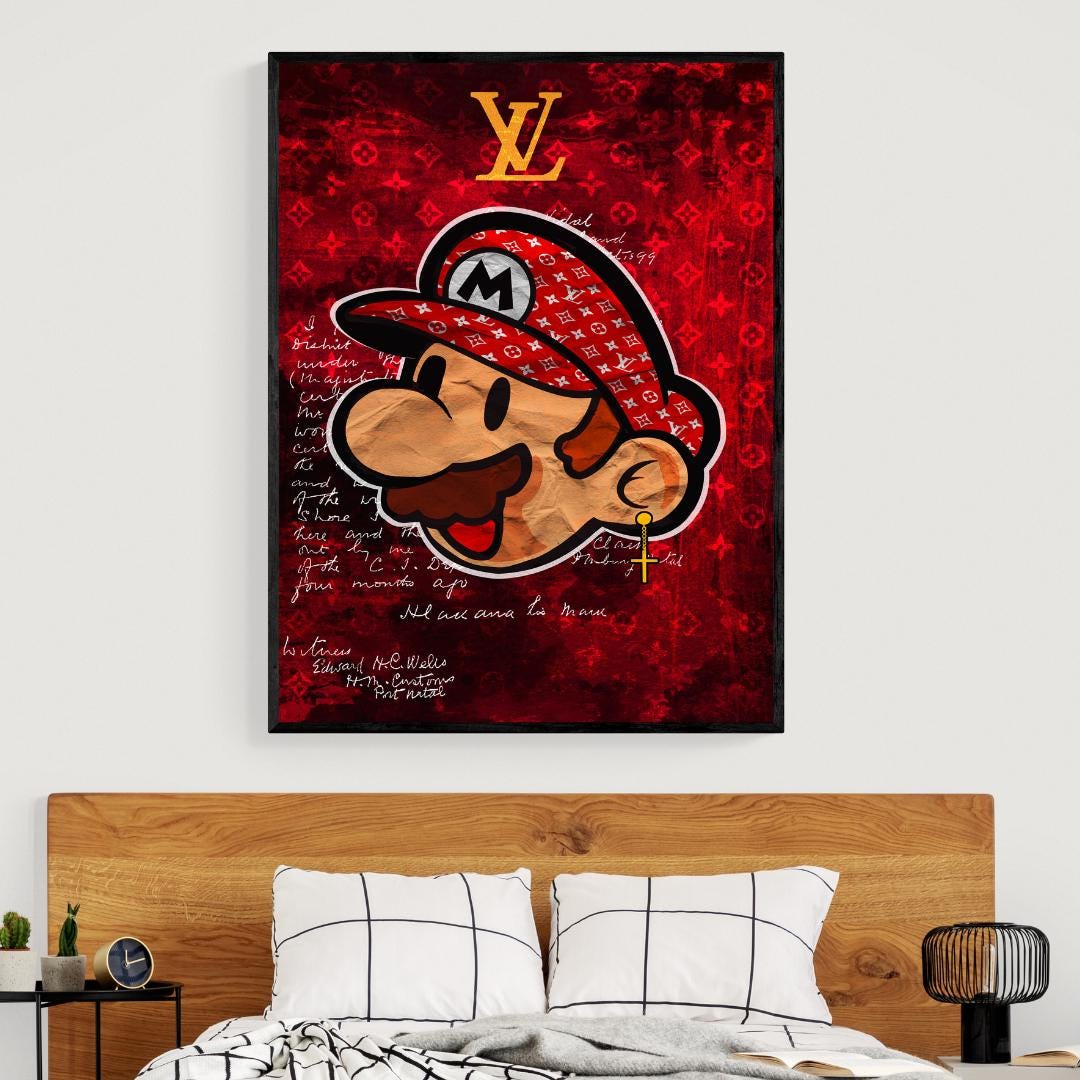 Hypebeast Posters, Mario Bros Wall Art, Fashion Wall Art, Hype Beast ...