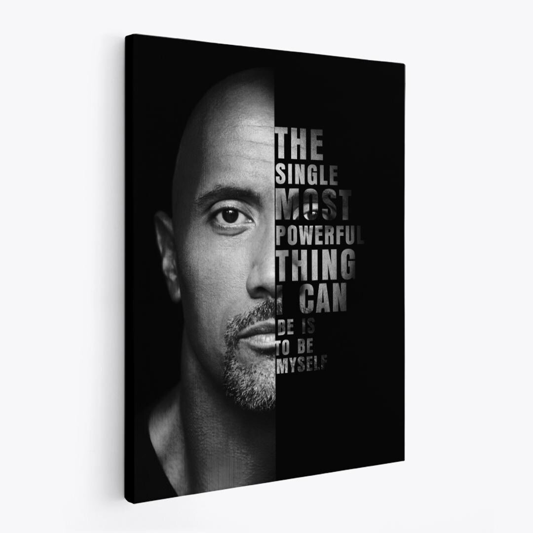 The Rock Poster Poster, Digital Art, Dwayne Johnson Poster,entrepreneur ...