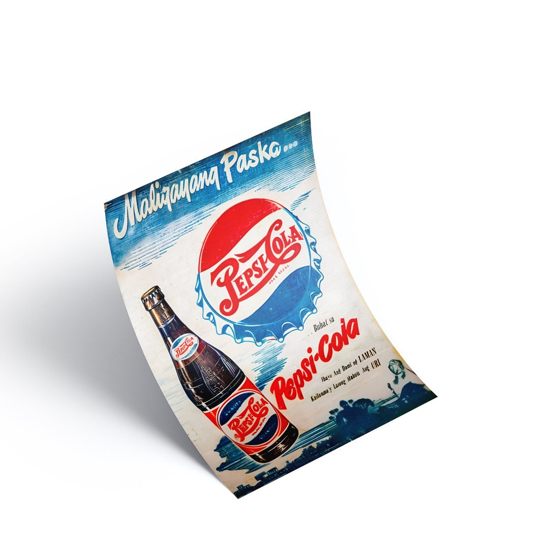 Pepsi Poster,pepsi Cola Poster, Pepsi Art,pepsi Artwork ,pepsi Vintage ...