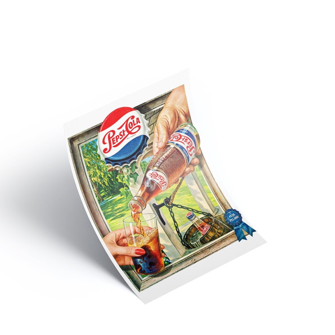Pepsi Cola Poster,pepsi Poster,pepsi Art,pepsi Artwork ,pepsi Vintage ...