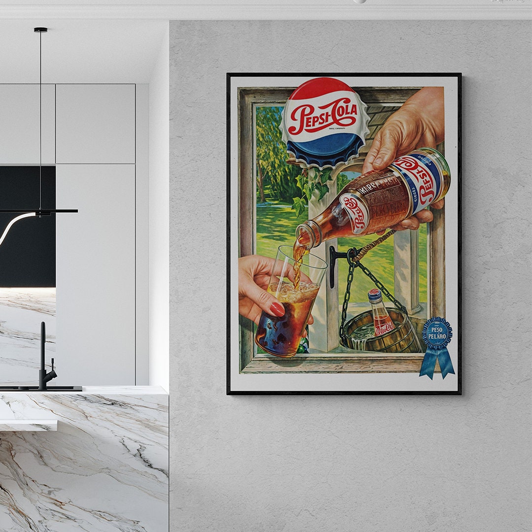 Pepsi Cola Poster,pepsi Poster,pepsi Art,pepsi Artwork ,pepsi Vintage ...