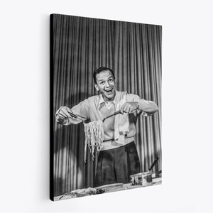 Frank Sinatra Poster,frank Sinatra Art ,eating Spaghetti Art, Pasta Art ...