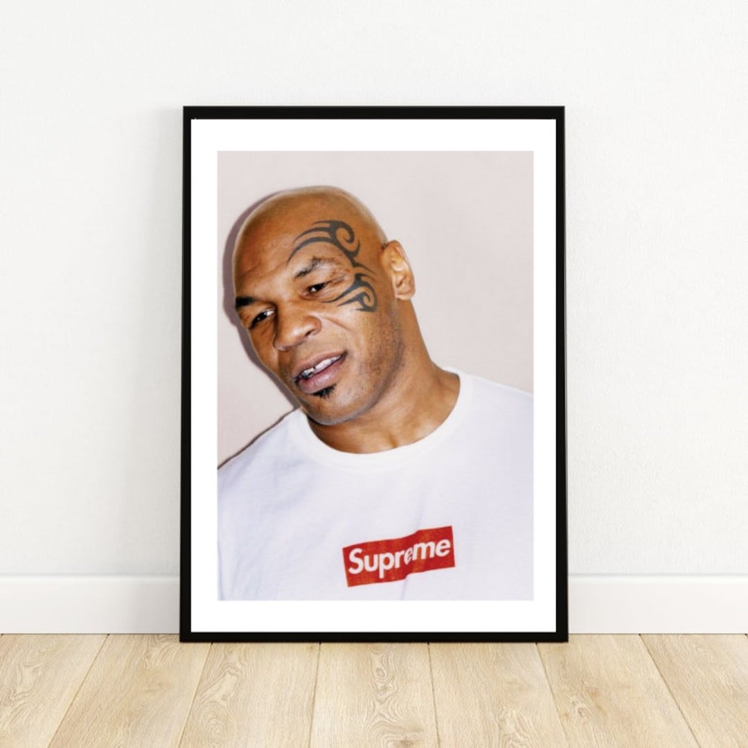 Supreme Poster Digital, Supreme Wall Art, Supreme Print, Mike Tyson ...