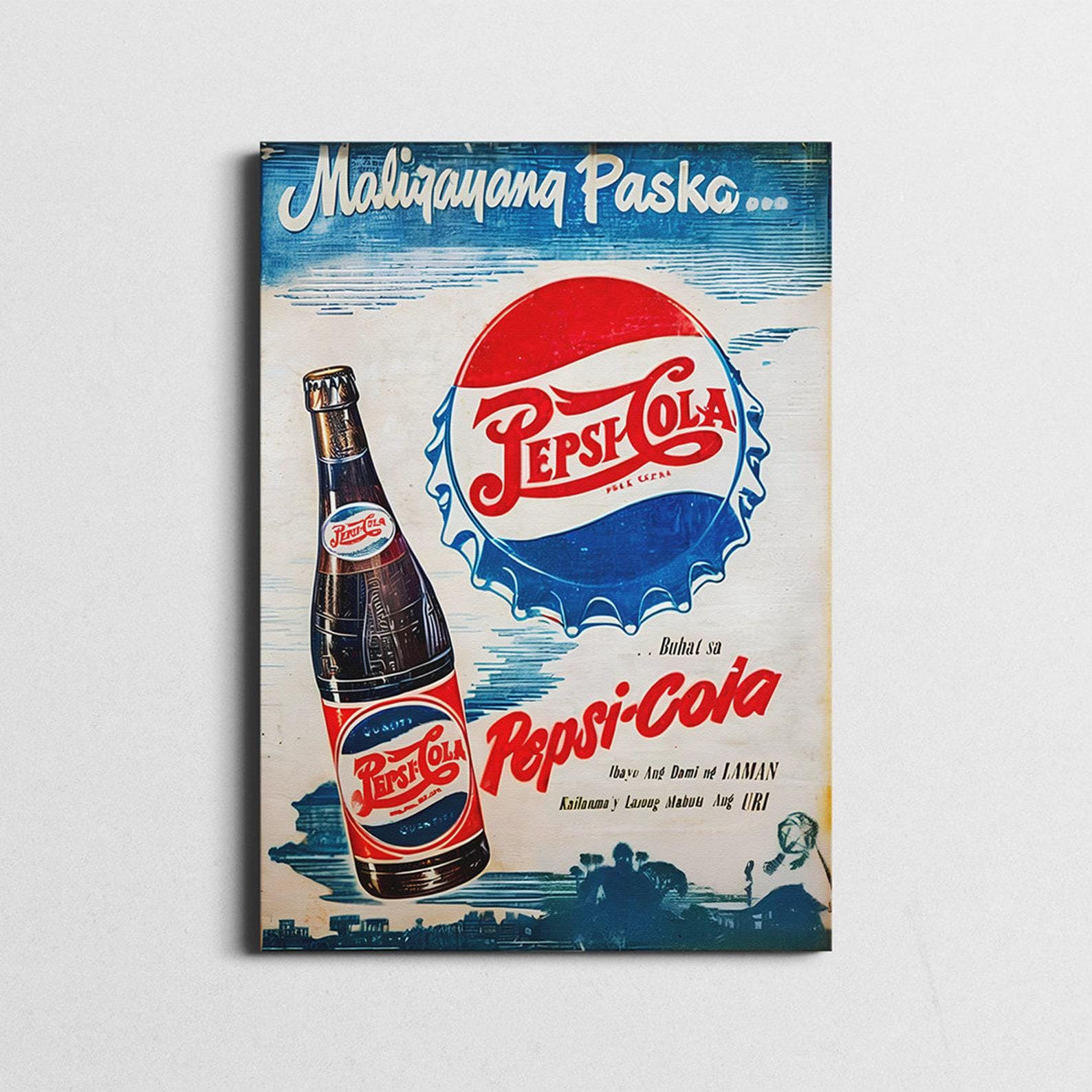 Pepsi Cola Poster, Pepsi Cola Poster, Printable Poster, Printable Art ...