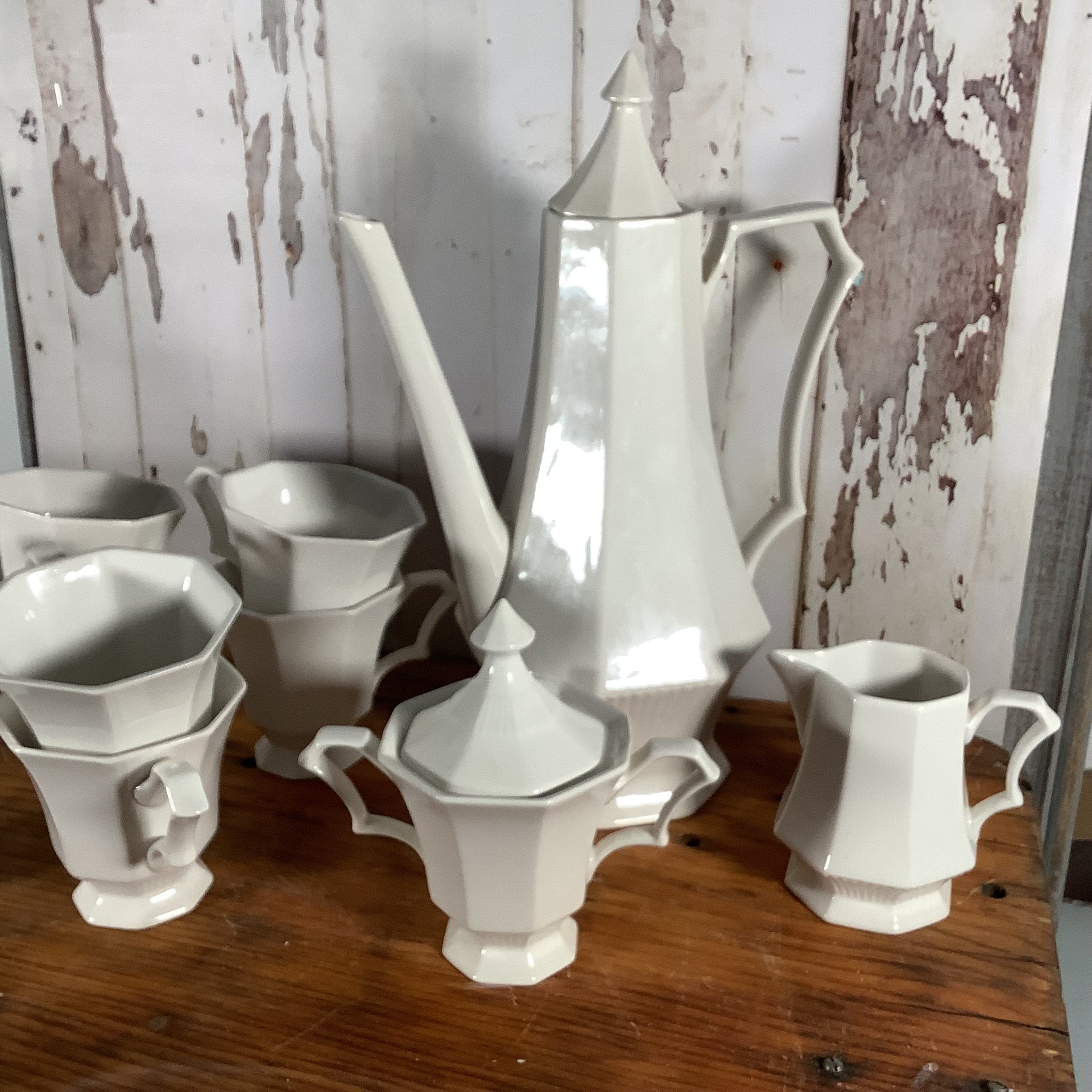 Vintage 11 Piece Tea Set, Ironstone Tea Set, Ironstone Tea Cups ...