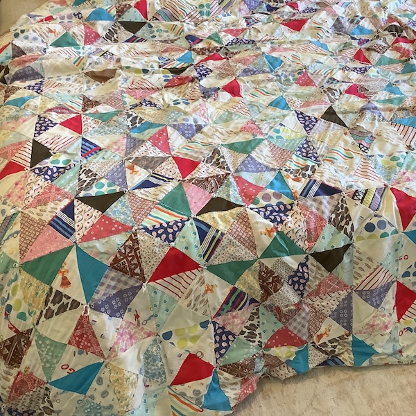 Triangle Quilt - Etsy